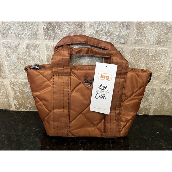 lug | Bags | Lug Small Crossbody With Tote Handles Dory Mini Copper ...